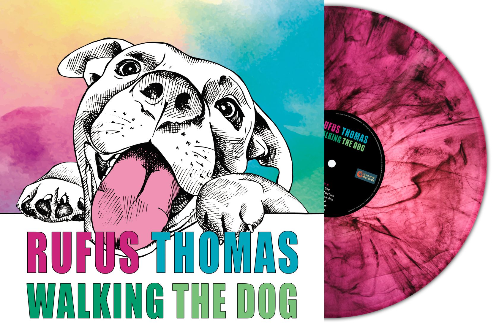 Rufus Thomas - Walking The Dog (Magenta Marble Vinyl) - Second Records